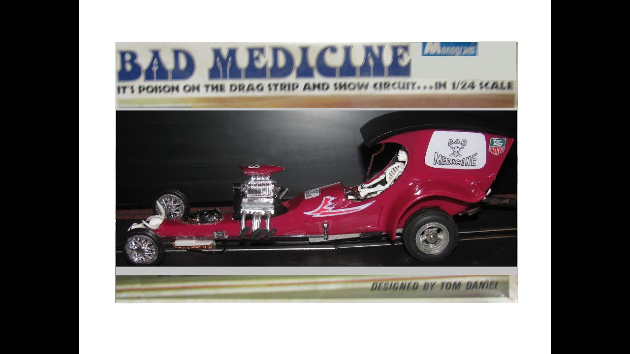 Tom Daniels Monogram Bad Medicine Dragster Track (with Commentary ...