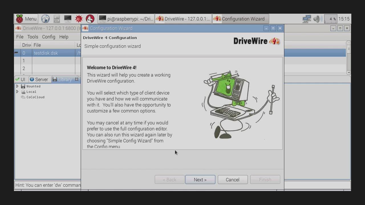 Setting up DriveWire 4 Server on a Raspberry Pi running Raspbian Wheezy ...