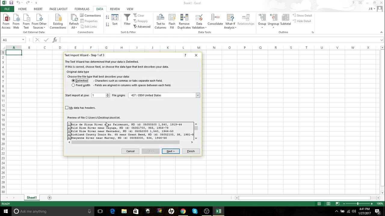 How to import data into excel - YouTube