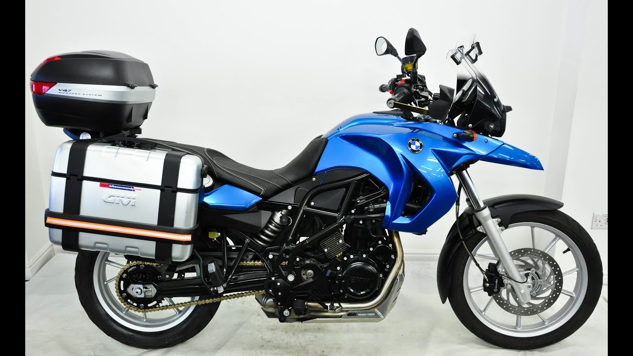 BMW F650GS ABS 2009 Blue - YouTube