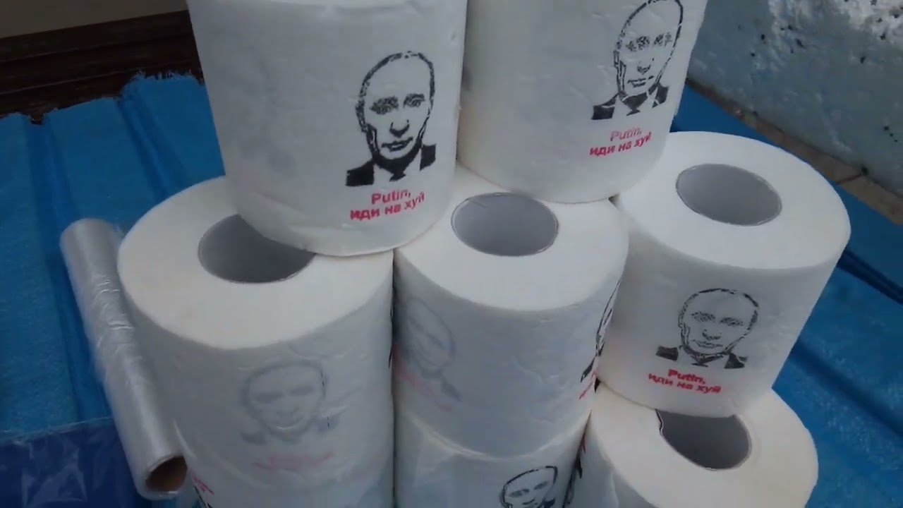 papier toaletowy z Putin pamiątka z Warszawy - YouTube