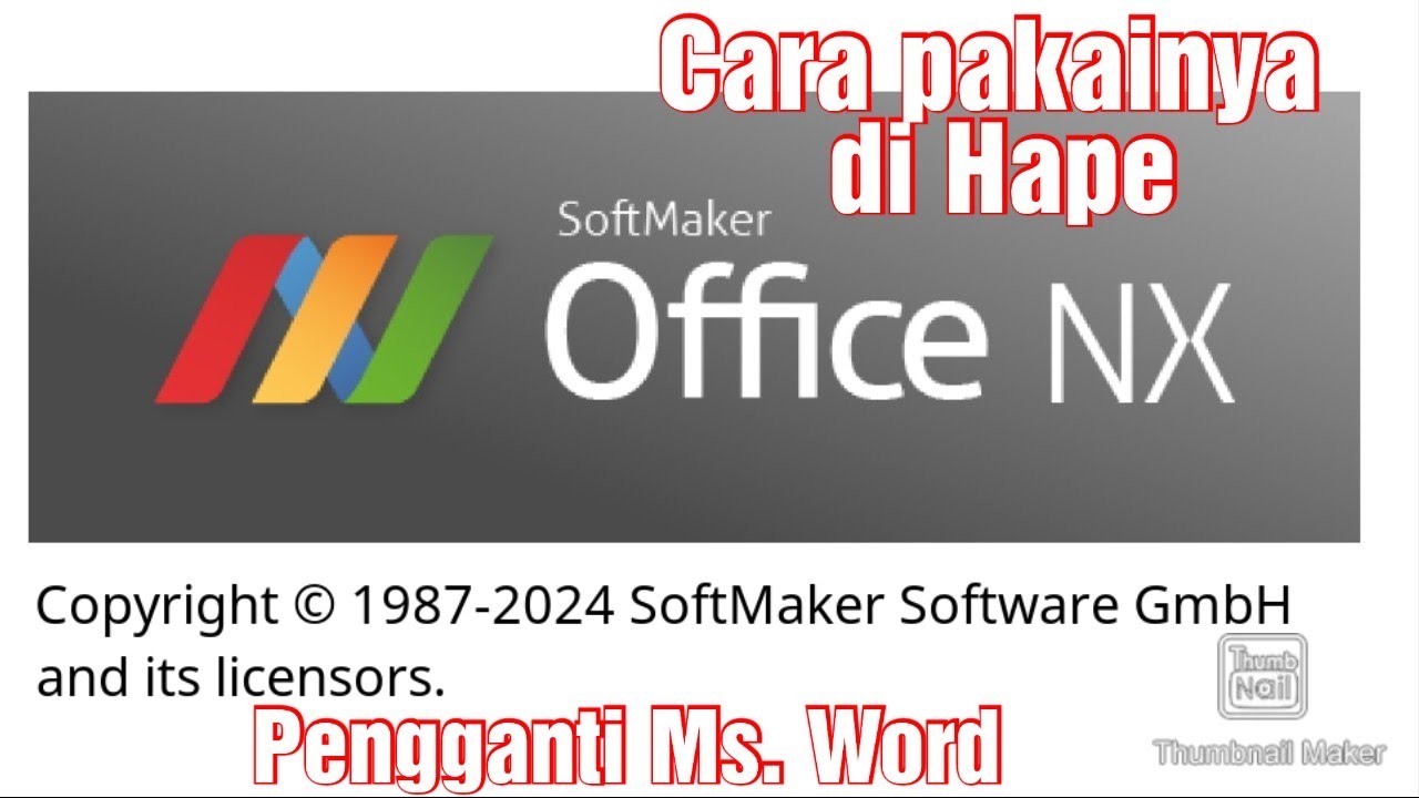 Office NX TextMaker - Pengganti Ms Word di Hape buat Siswa SMP - YouTube