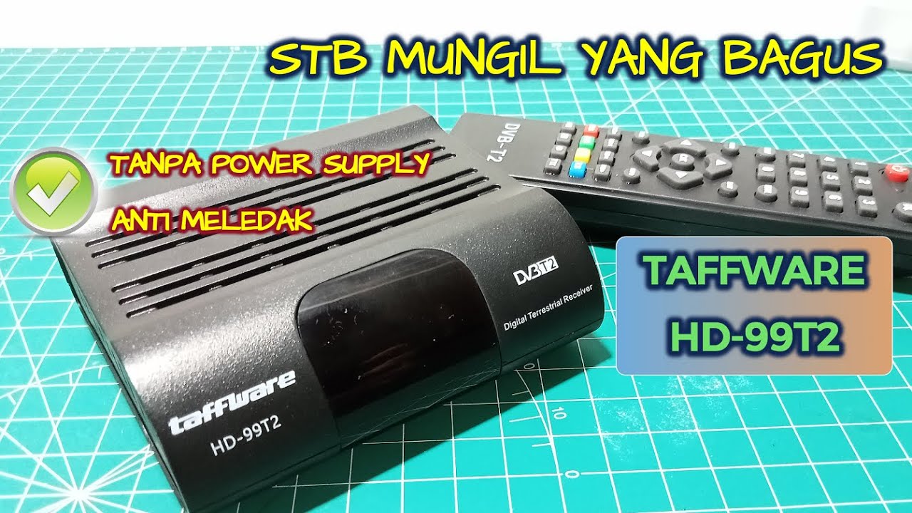 Review STB TAFFWARE HD-99T2 | STB Mungil yang Bagus | Memilih STB yang Aman anti Meledak - YouTube