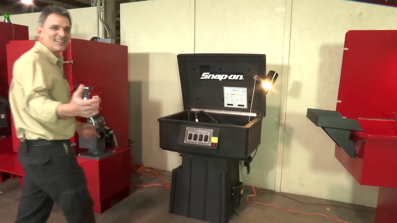 Snap-On PBC33B aqueous parts washer features and benefits. - YouTube