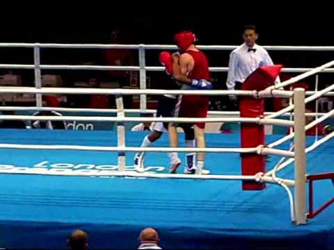 Josh Taylor (Great Britain) vs. Jamel Herring (USA) 2011 Olympic Test ...