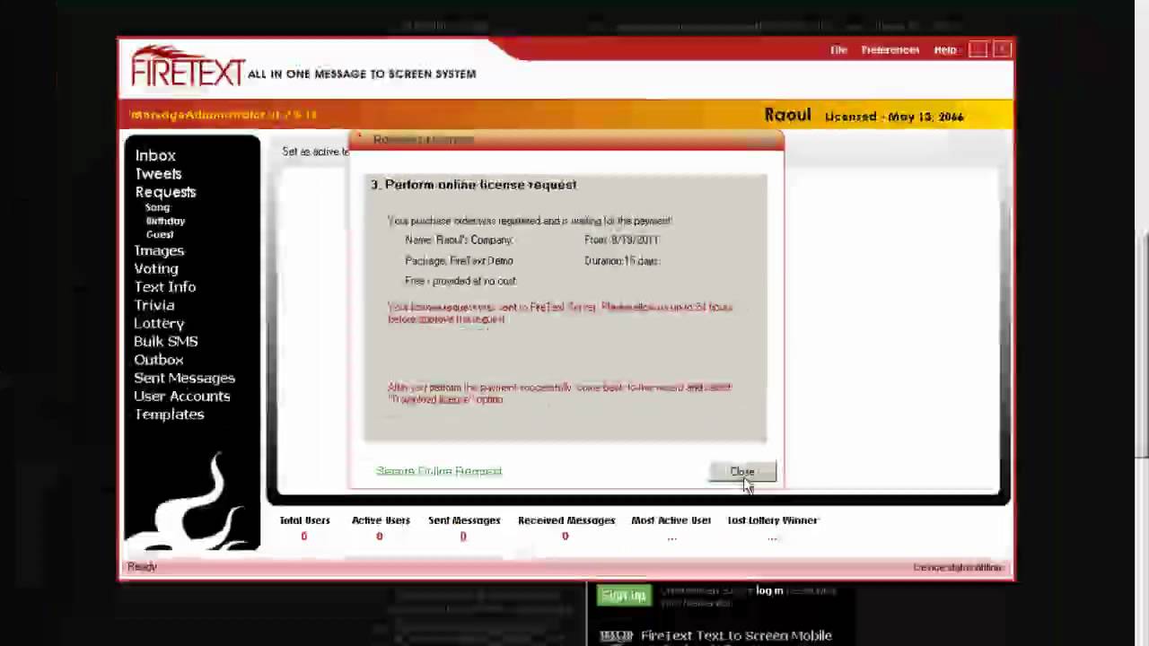 Downloading and Registering FireText - YouTube