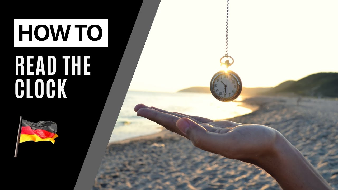 Learn how to read the clock in German / Lerne auf Deutsch die Uhr zu ...
