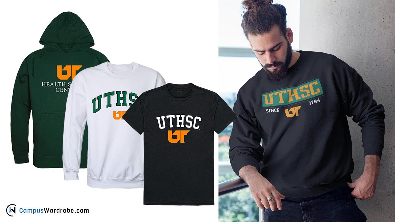 UTHSC University of Tennessee Health Science Center NCAA T-shirts ...