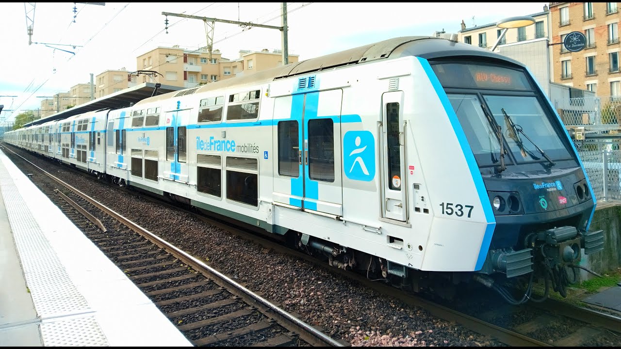 RER🟥Ligne A🟥🚈MI2N Altéo rénové IDFM : Saint-Germain-en-Laye ️Marne-la ...