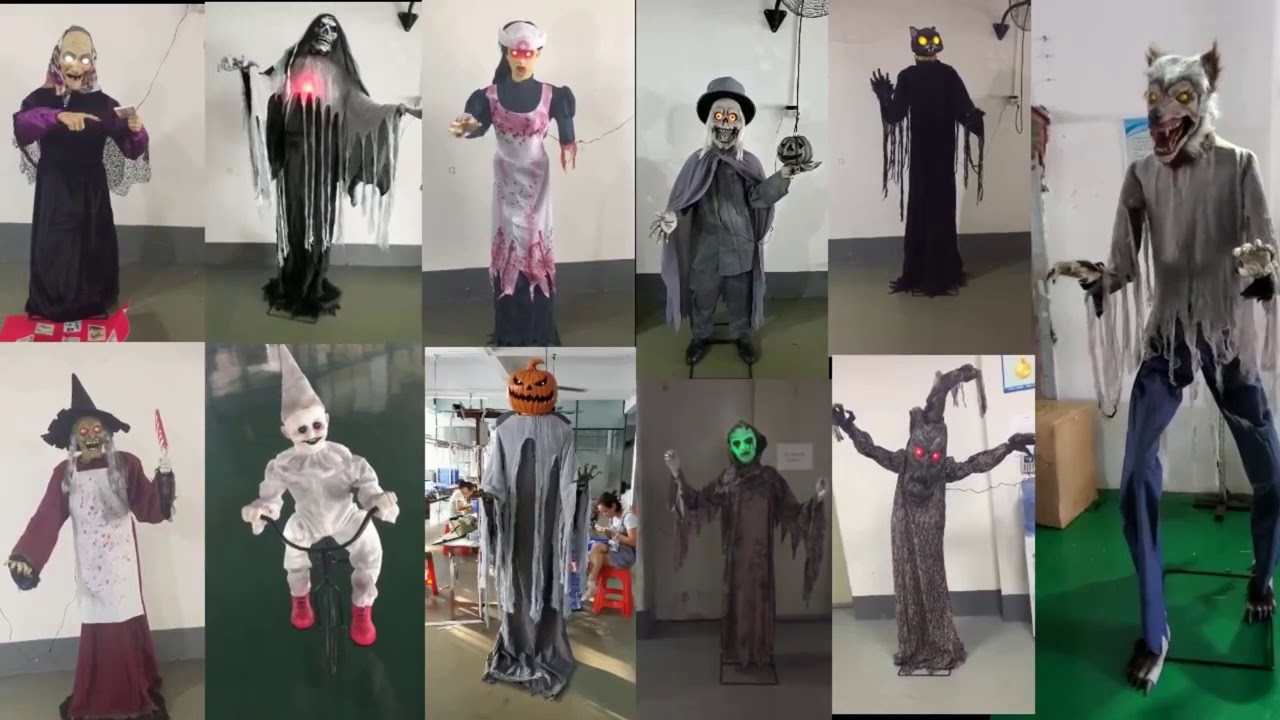 Animated Halloween Props 1 - YouTube