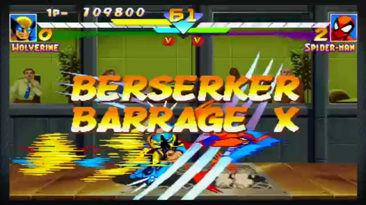 Marvel Super Heroes - Wolverine Arcade Mode - YouTube