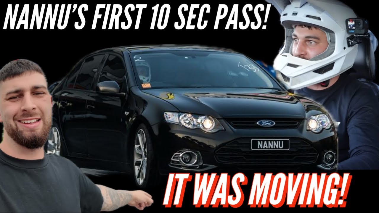 TAKING NANNU MY 785HP FG XR6 TURBO DRAG RACING - YouTube