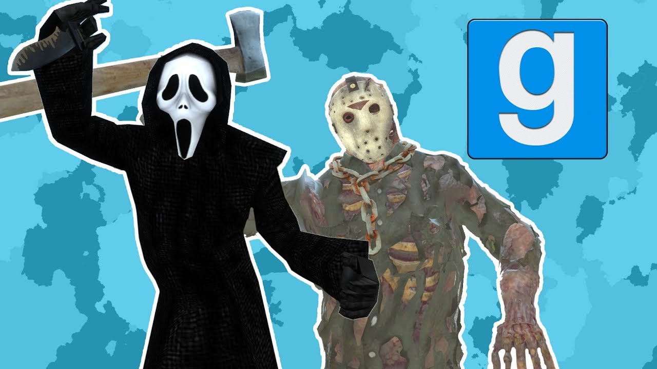 Gmod Funny Moments: Jason and GhostFace against the loud screaming ...