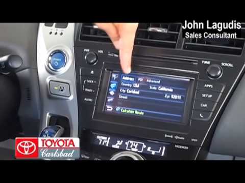 Toyota's Entune System-How To Put Destinations In Entune Navigation ...