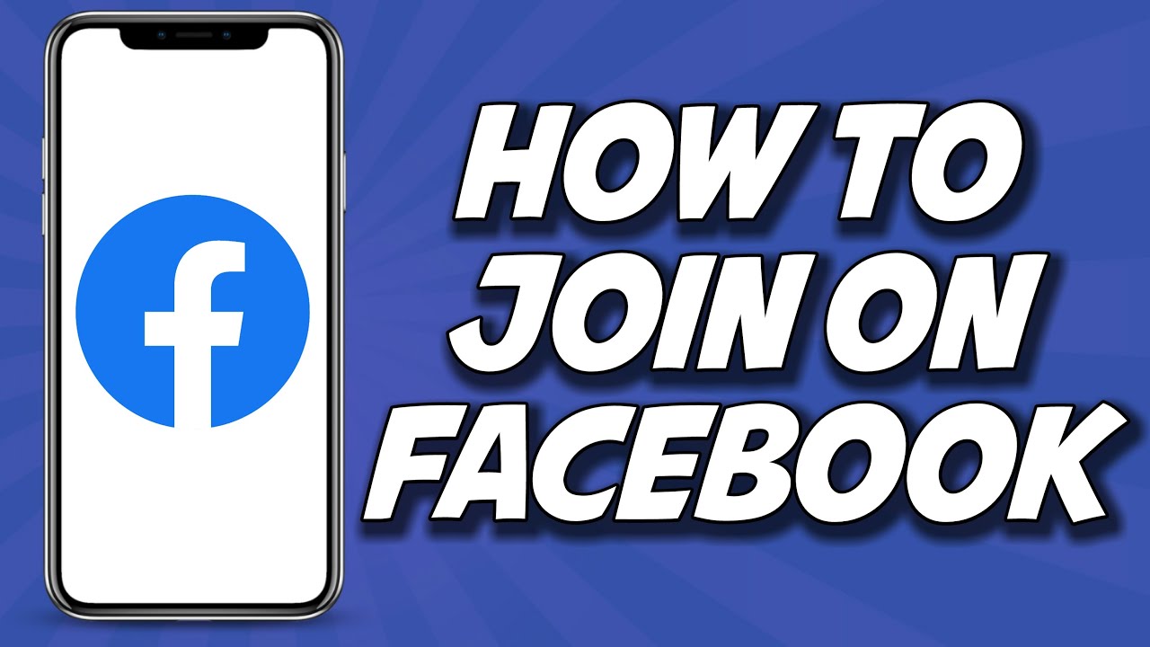 How To Join On Facebook 2023 (STEP BY STEP) - YouTube