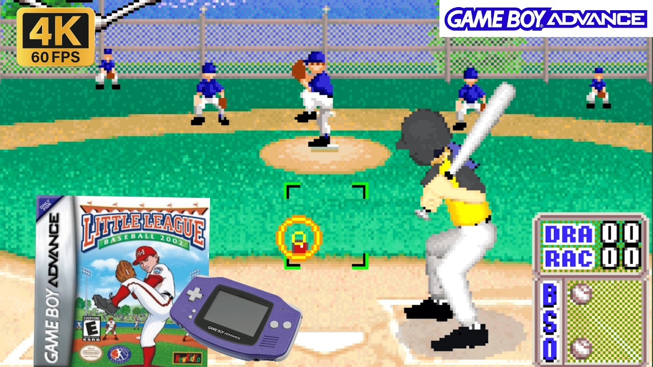 Little League Baseball 2002 (2002) Nintendo GameBoy Advance Gameplay in ...