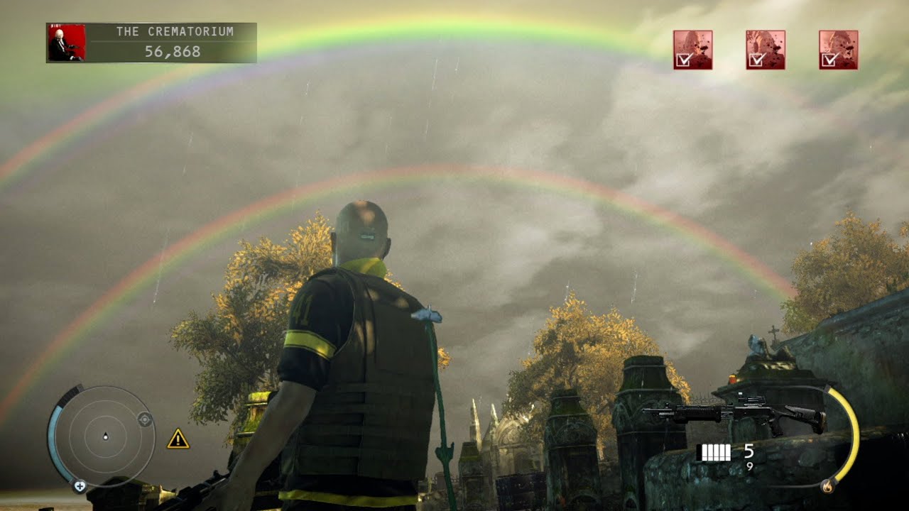 Hitman Absolution - Double Rainbow Easter Egg | Rooster Teeth - YouTube