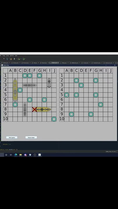 Battleship Game Java #java #programming - YouTube