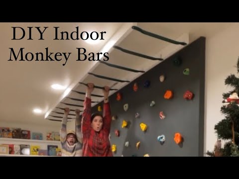 How To Make Monkey Bars At Home From Ceiling