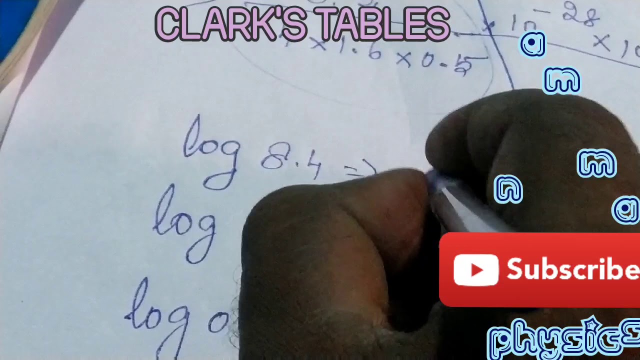 Clark's tables in Tamil # Science CALCULATIONS# Easy method# 5 - YouTube