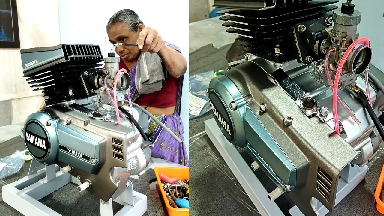 Yamaha RX100 Engine Restoration | Prasanth violet - YouTube