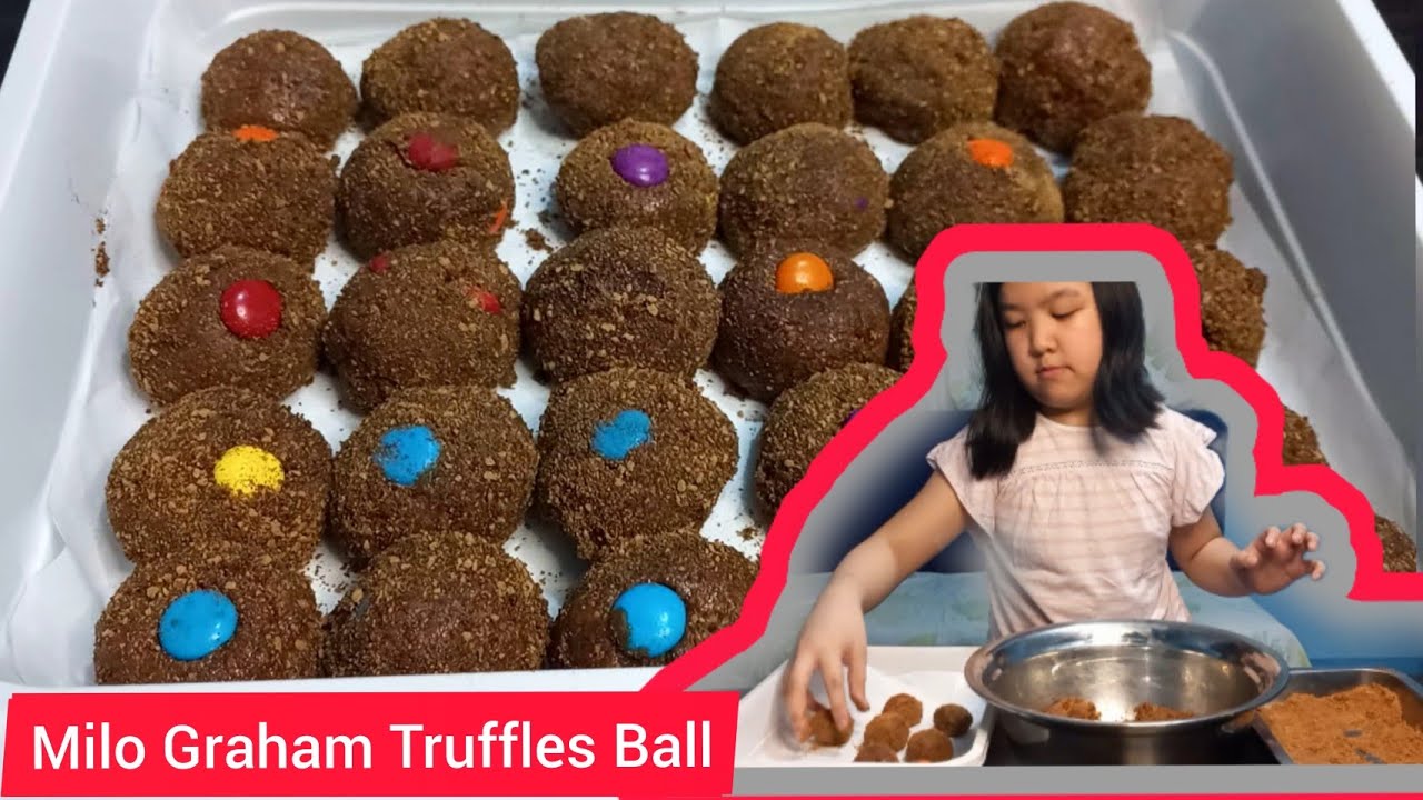 MILO GRAHAM TRUFFLES BALL| GRAHAM RECIPE|MILO RECIPE - YouTube