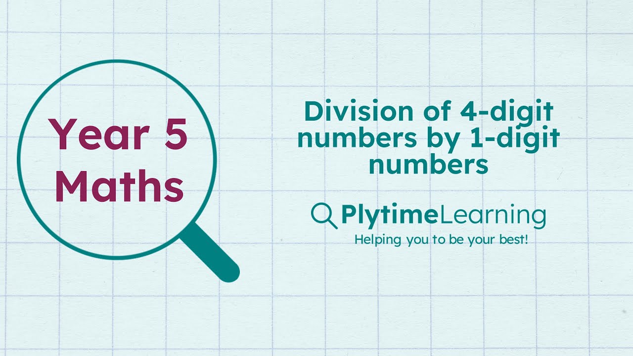 Year 5 Maths | Division of 4-digit numbers by 1-digit numbers - YouTube
