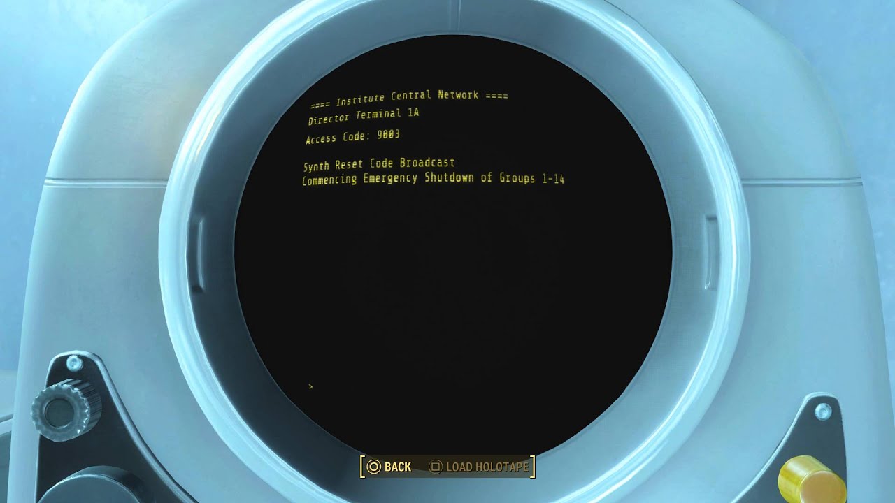 Fallout 4 fev lab master terminal no open door option - rentalssapje