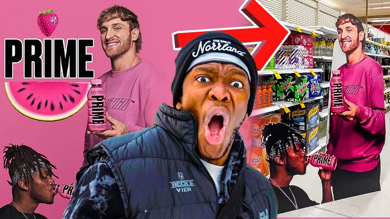KSI reacts to Viral Prime AD in the stores 😂 - YouTube