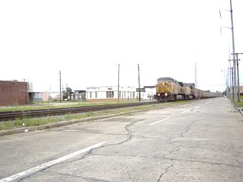 UP 6377 with OLS Logo Coal Train - YouTube