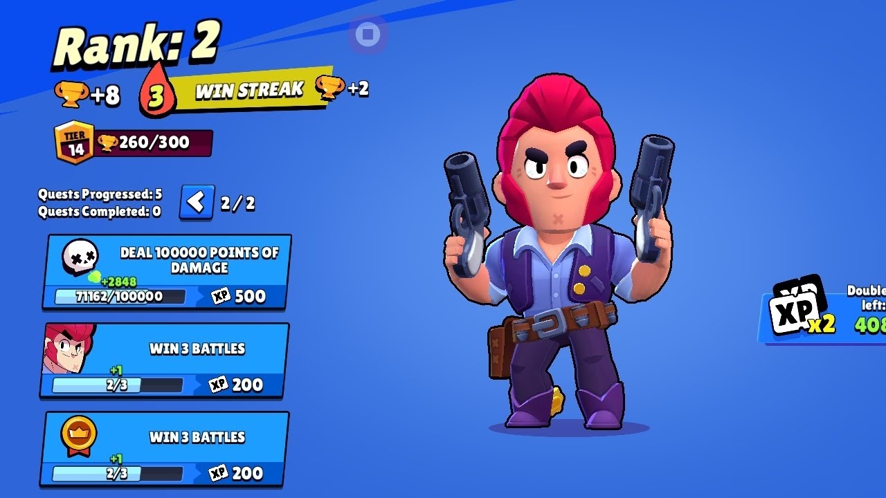 Brawl Stars - 😃 3 win streak, rank 2, last fight was very tough - YouTube