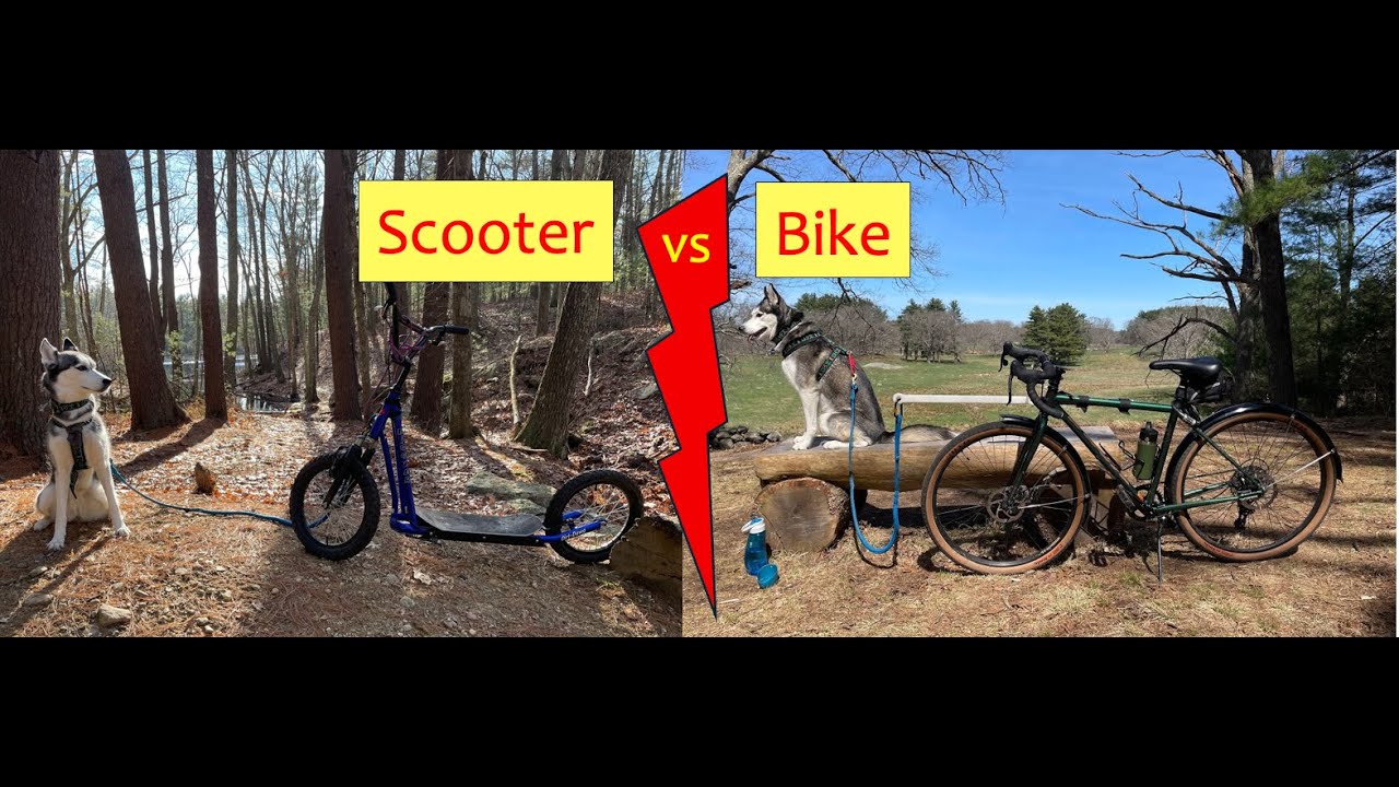 Scooter vs Bike - YouTube