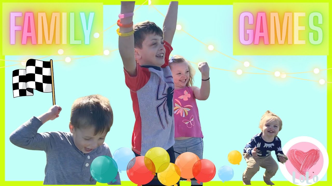 Family Game Time | Fun Indoor & Outdoor Games with Family - YouTube