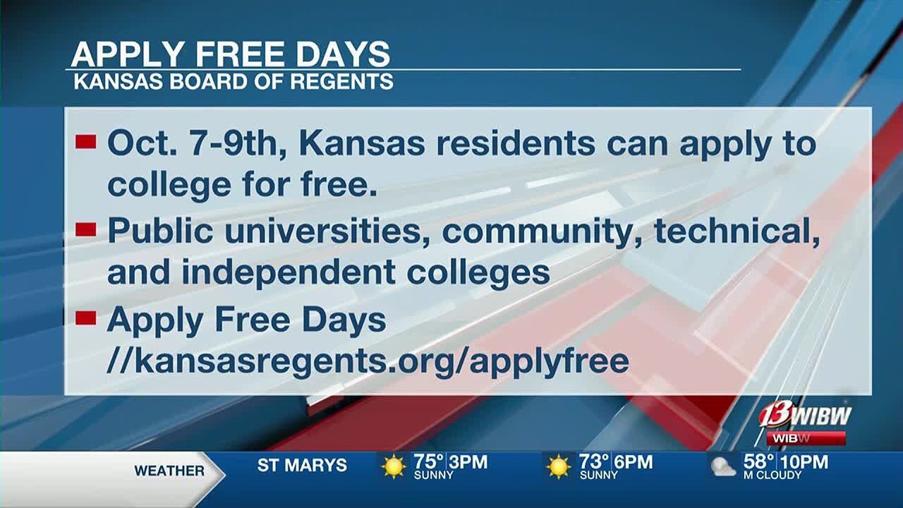 Free college application days to help Kansas residents - YouTube