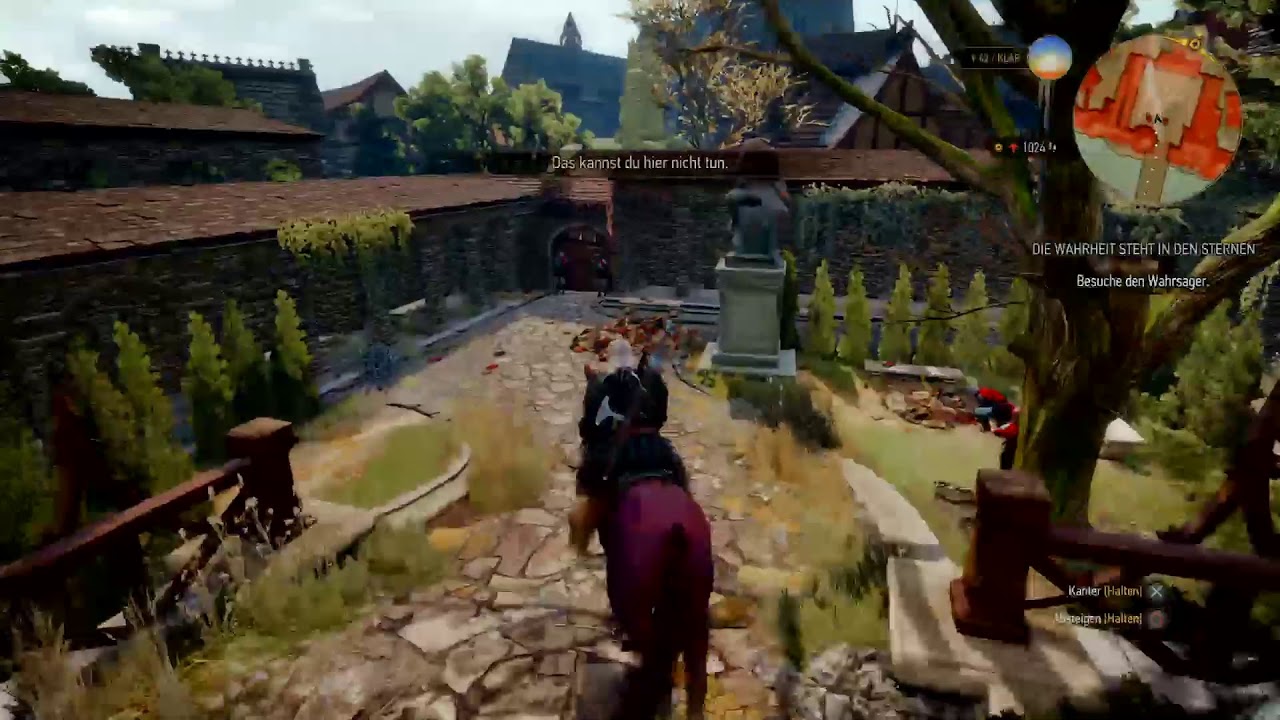 The Witcher 3 PS4 Pro on Sony A9G OLED TV - YouTube