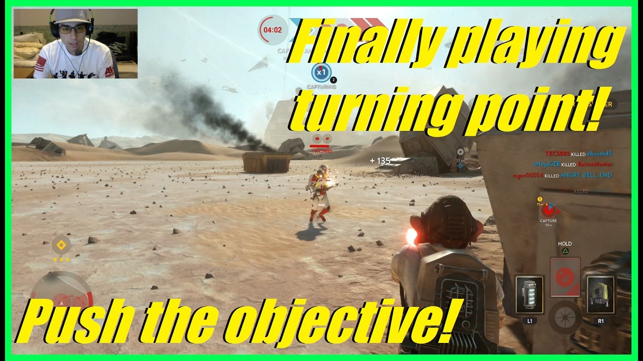 Star Wars Battlefront - Finally playing turning point! | Tip: push the ...