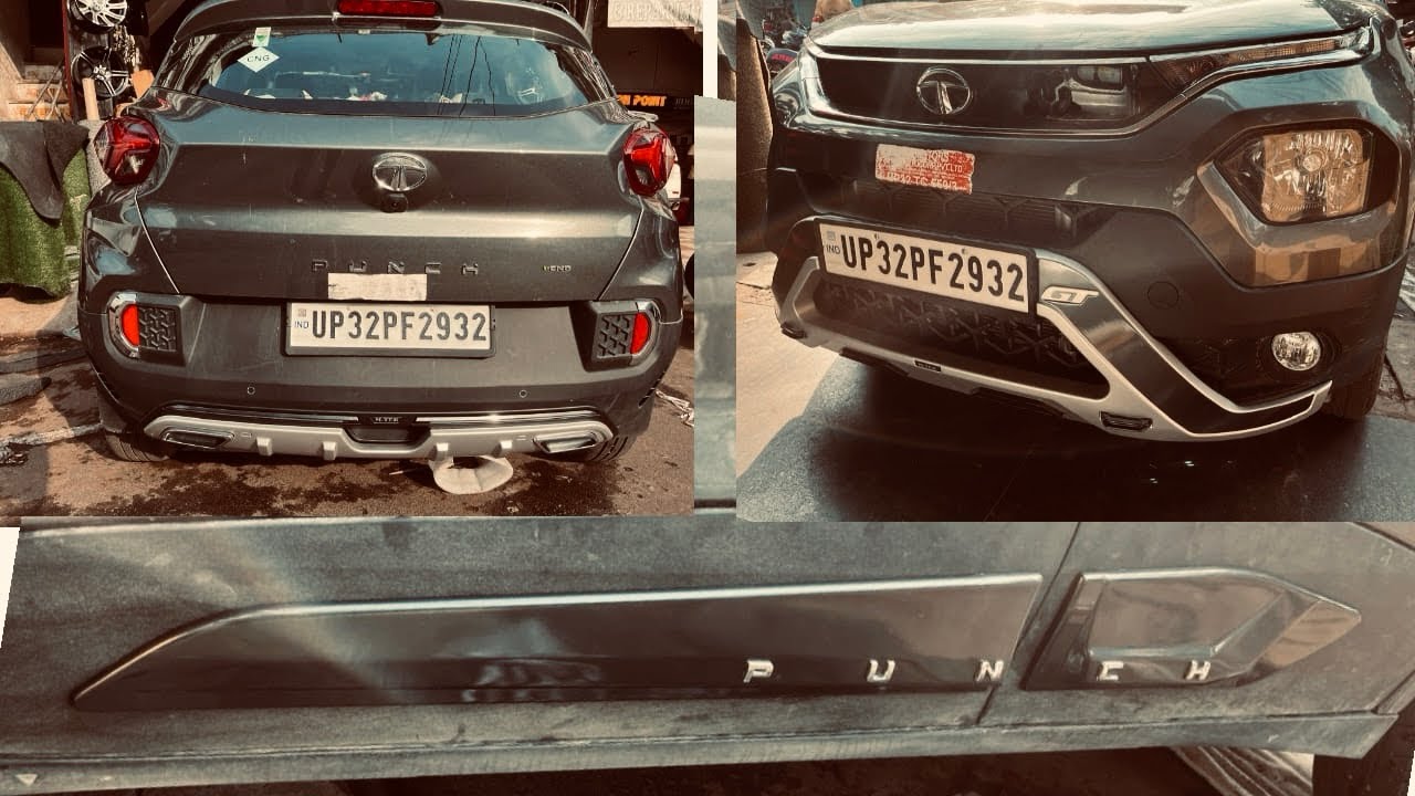 Tata punch GT line full body kit installation in Lalbagh Lucknow Anurag ...