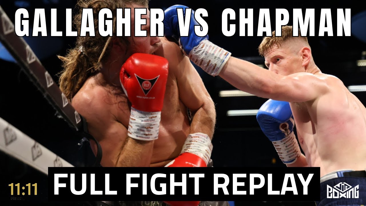 Troy Gallagher vs Robbie Chapman | Full Fight Replay | Bolton 7 - YouTube