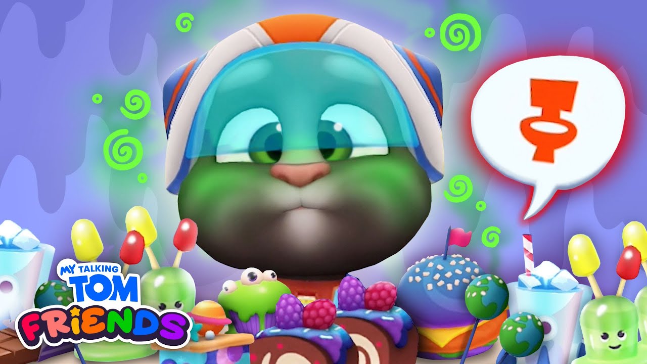 All the Halloween Candy! 🎃🍬 NEW My Talking Tom Friends Gameplay - YouTube