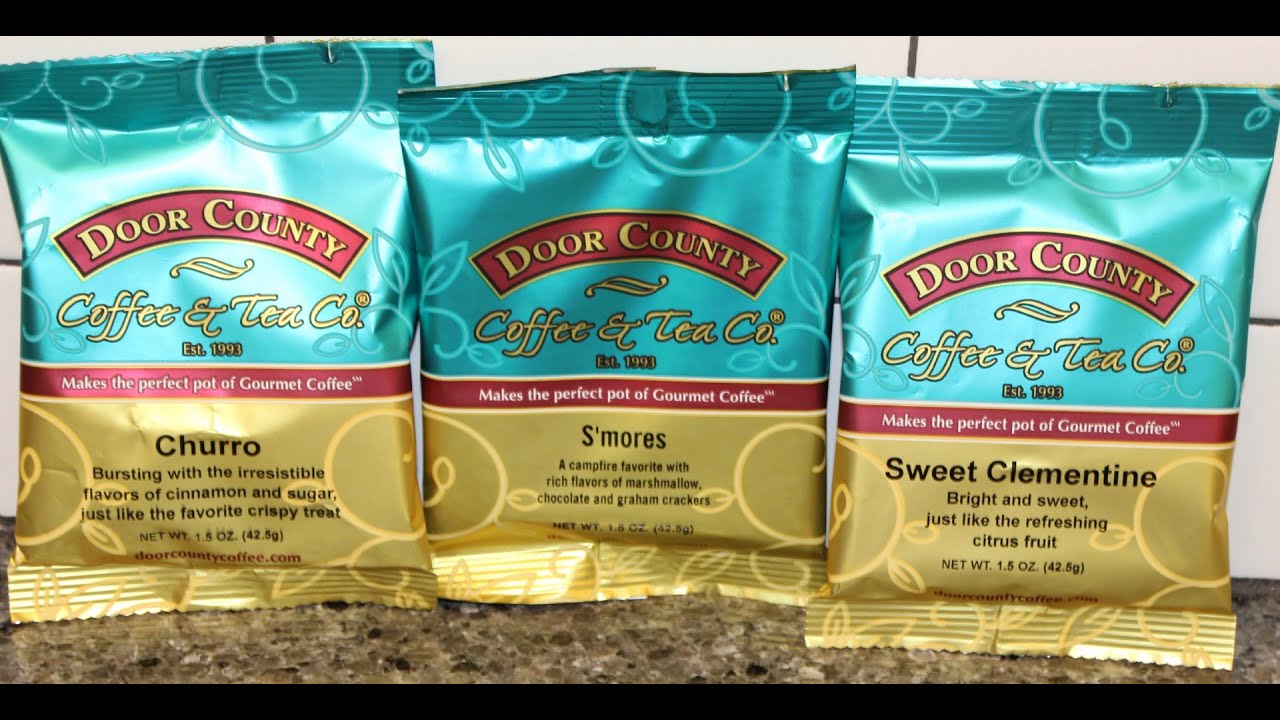 Door County Coffee & Tea Co. Churro, S’mores & Sweet Clementine Coffee ...