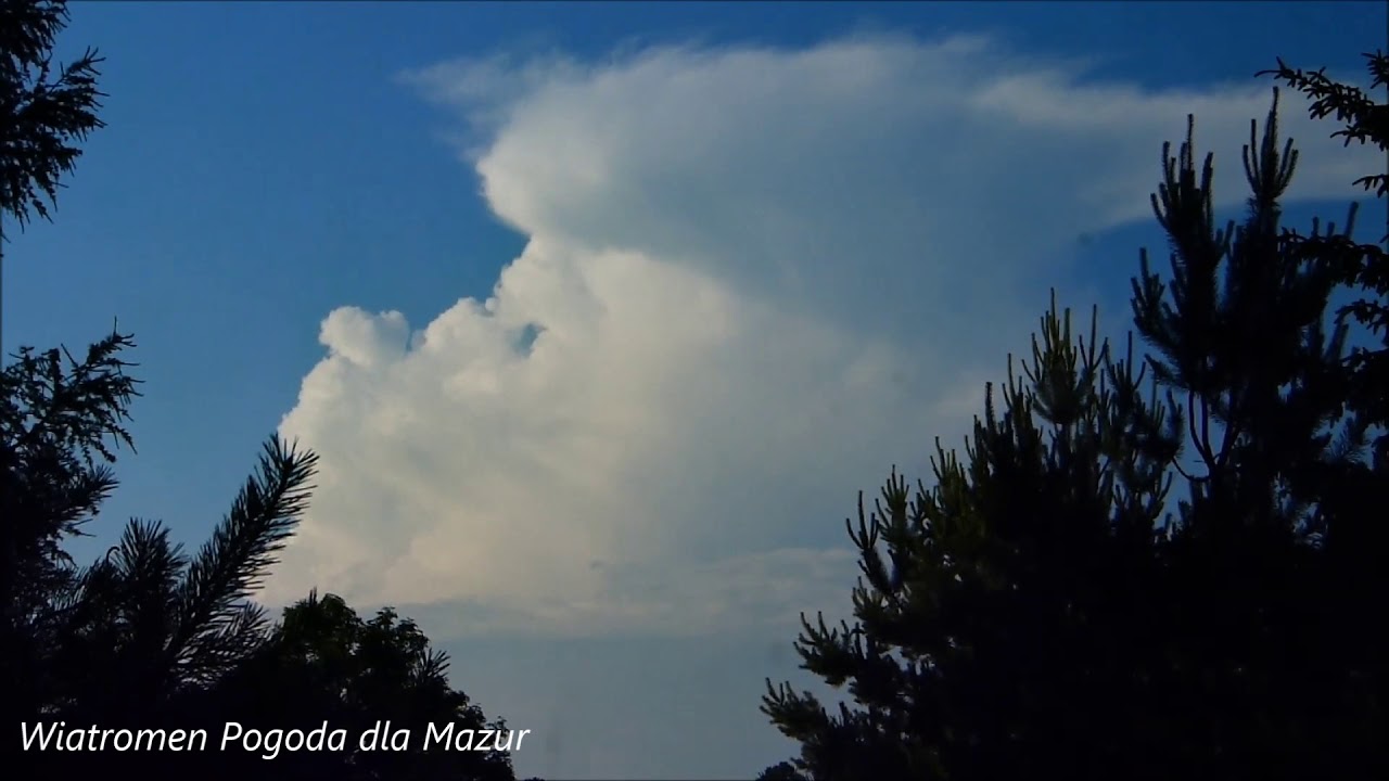 Chmura Mazury (Cumulonimbus -capillatus incus) - YouTube