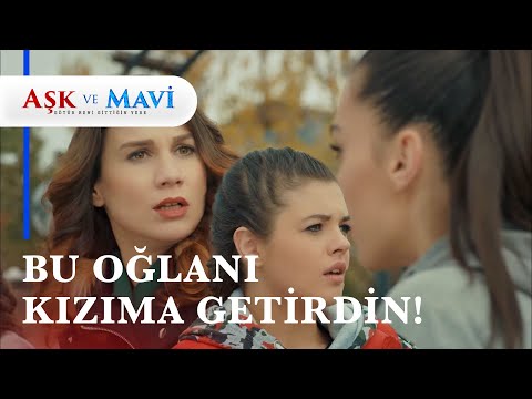 Safiye, Mavi'yi Sevda'nın evliliğini bozmakla itham etti! - Aşk ve Mavi 46. Bölüm