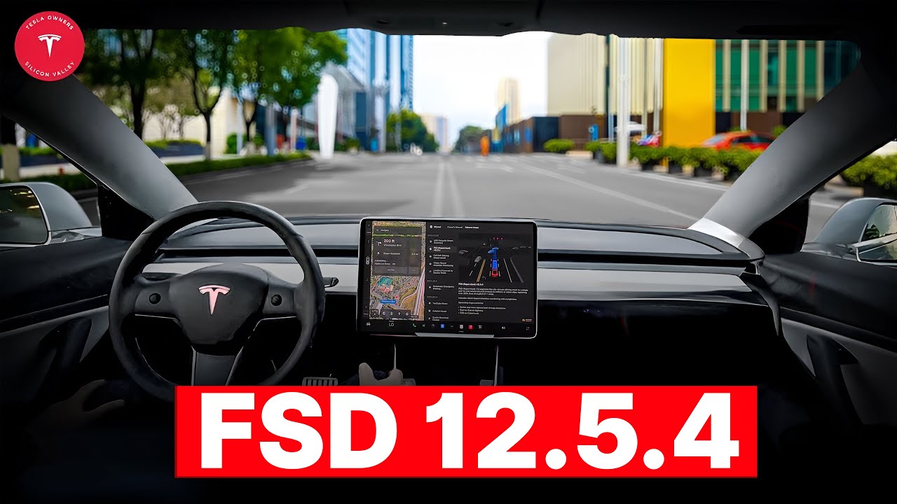 The Best FSD version yet, FSD Supervised 12.5.4 - YouTube