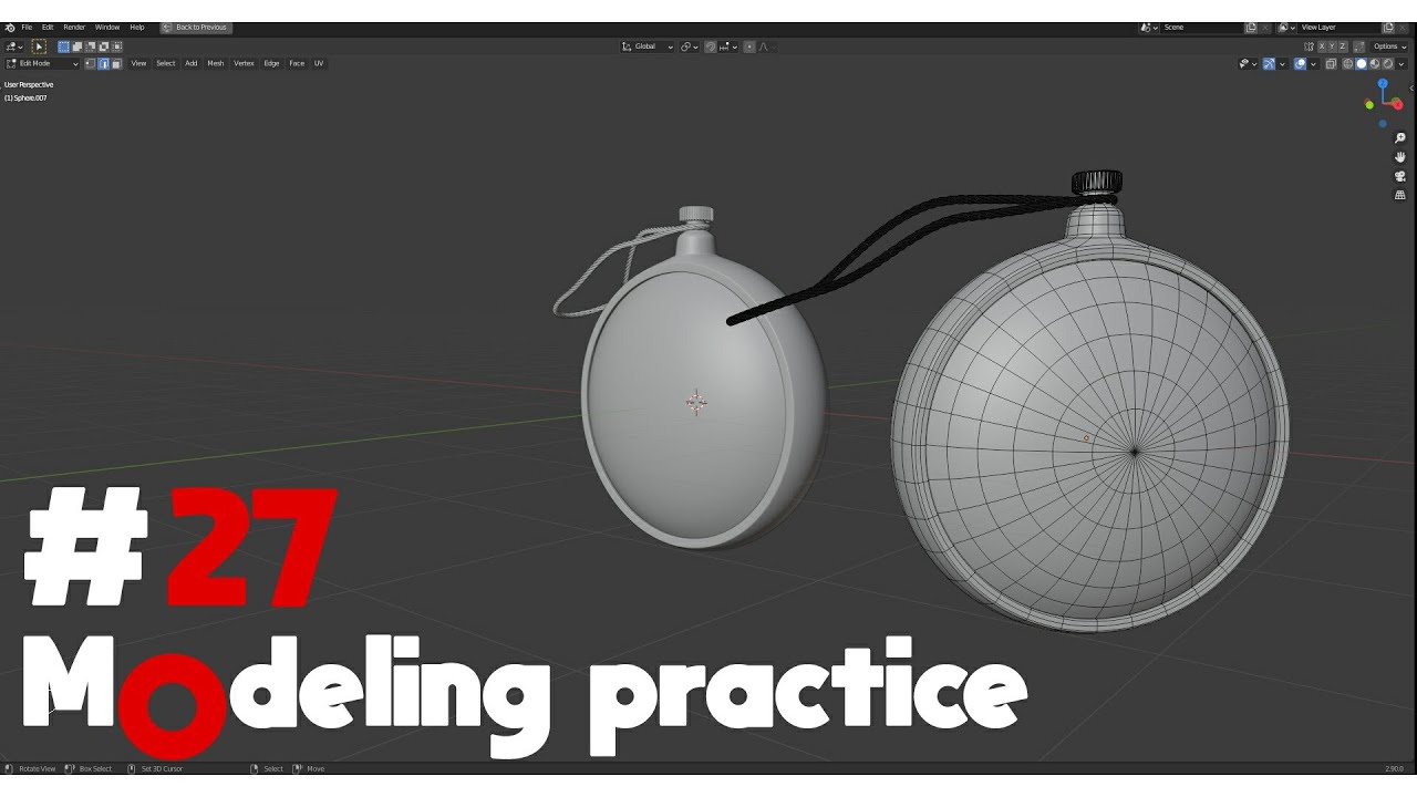 Modeling practice #27 | Blender 2.90 - YouTube