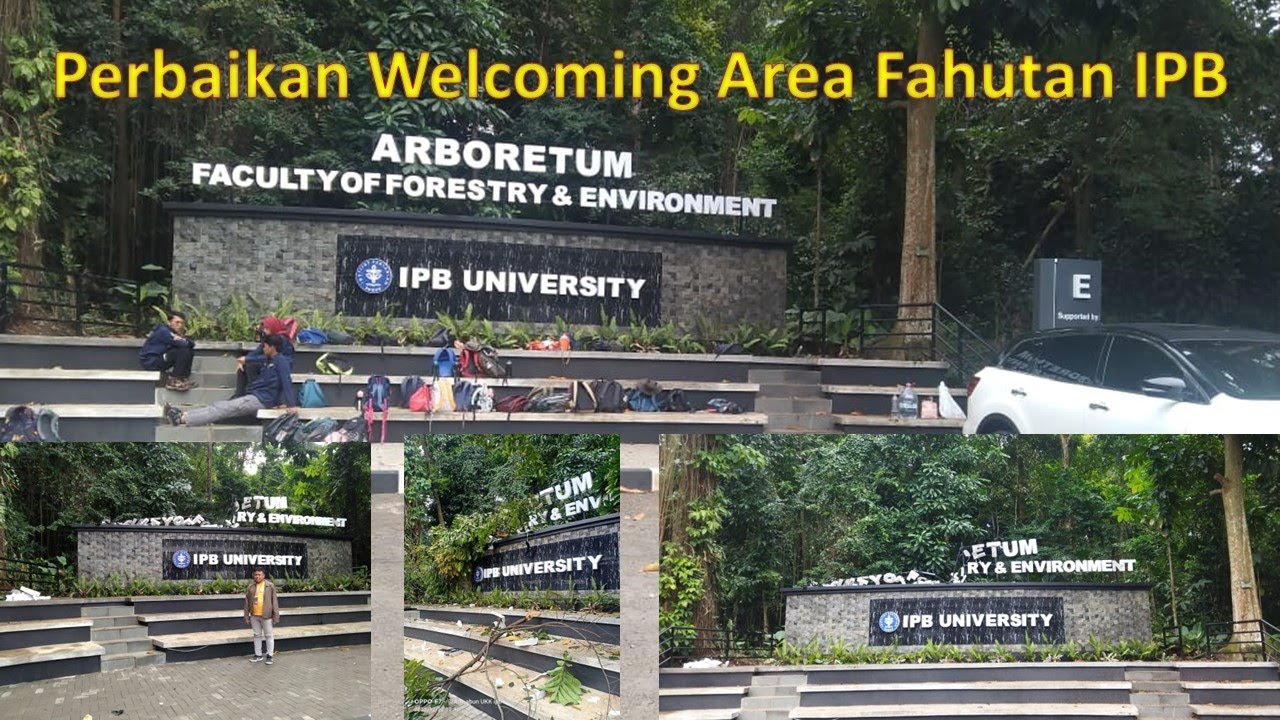 Perbaikan Welcoming Area Fahutan IPB - YouTube