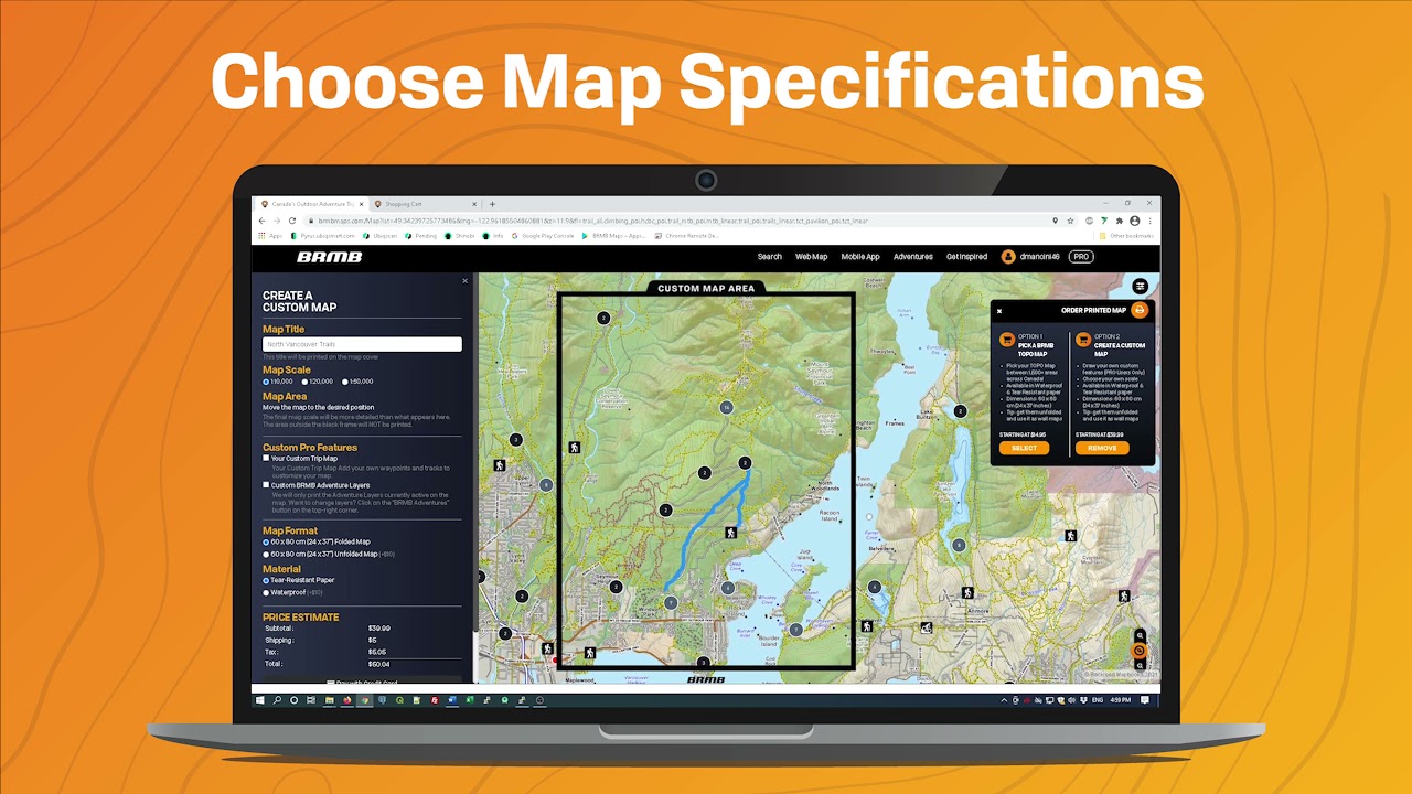 BRMB Maps - Create a Custom Printed Map - YouTube