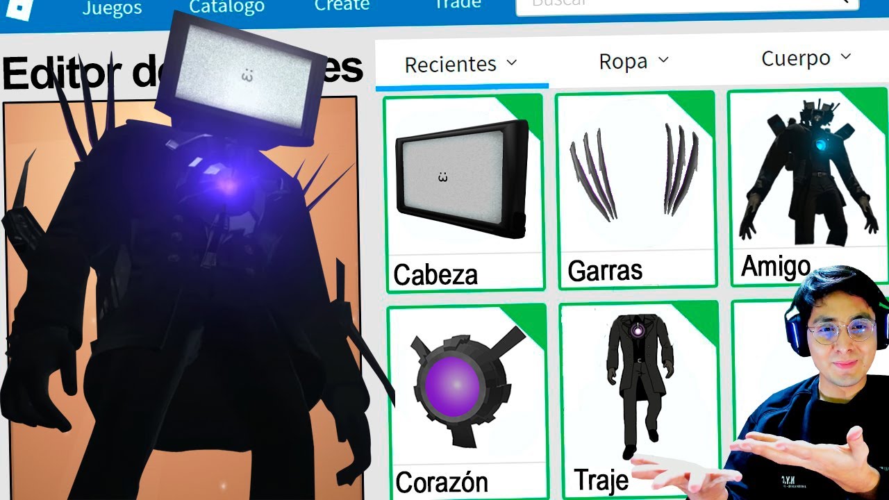 CREAMOS EL PERFIL DE TITAN TV MAN DE LOS SKIBIDI TOILET | JehxTp - YouTube