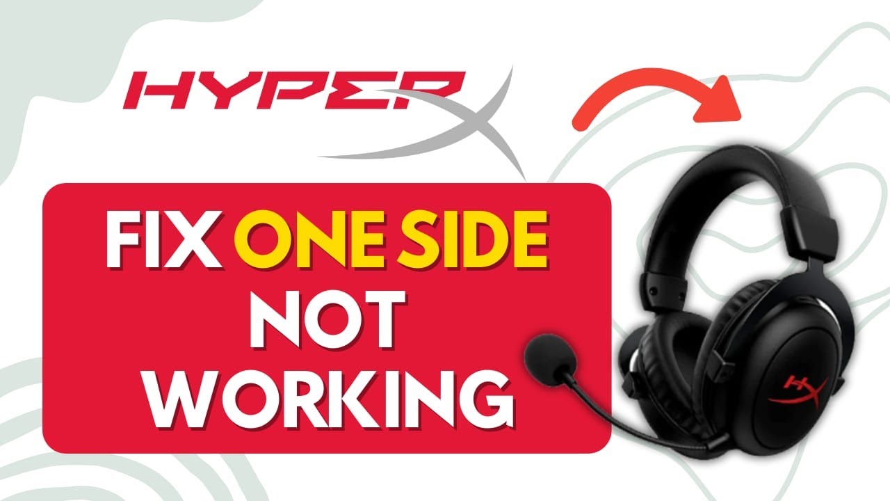 How to Fix HyperX Cloud 2 One Side Not Working | Easy Steps - YouTube