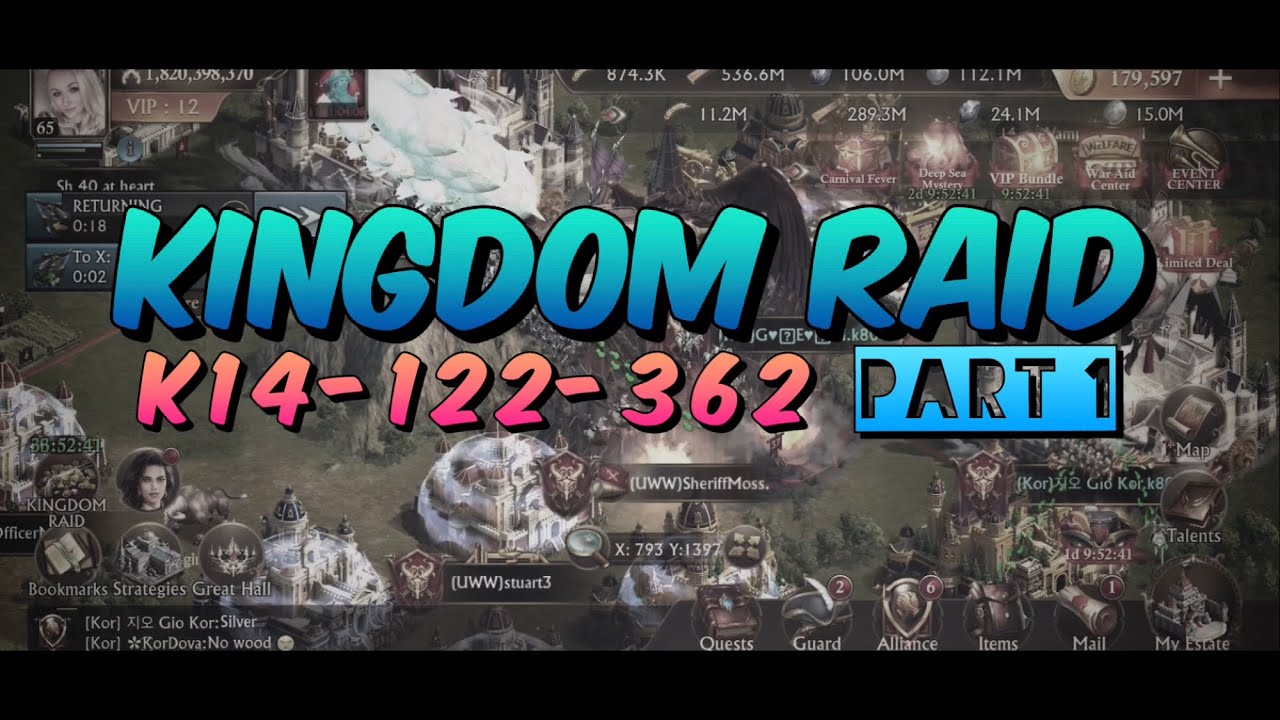 Kingdom Raid Part 1 - Solo Killing & Plundering - Guns Of Glory - YouTube