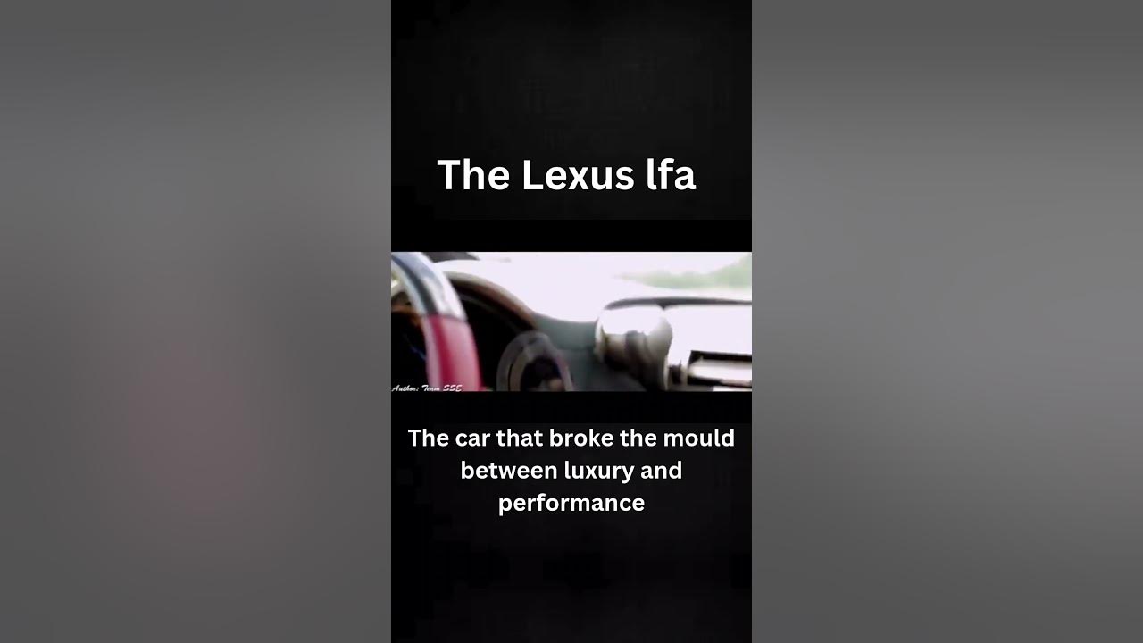 The Lexus LFA : An F1 car for the streets #lego #automobile #monzasp1 #lfav10 #lexuslfasound # ...